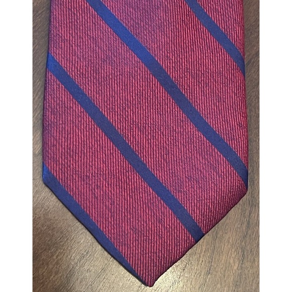Accessories | Sprezza New York Red Blue 10 Silk Mens Neck Tie Made In ...